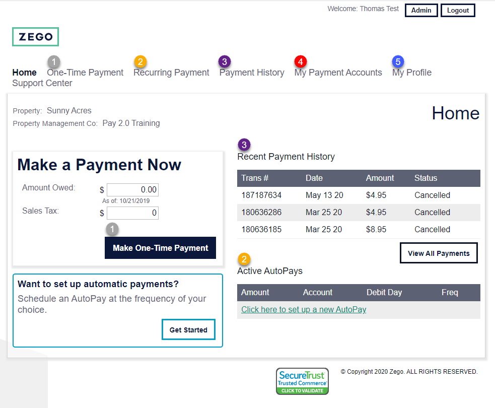 How to Navigate the Zego Website