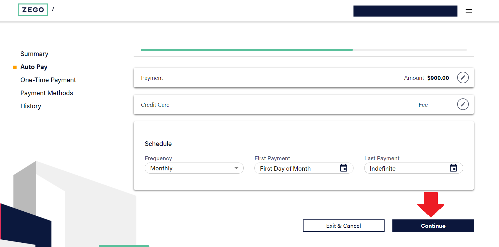 How do I set up an AutoPay?